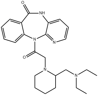 11-[[2-[(DIETHYLAMINO)METHYL]-1-PIPERIDINYL]ACETYL]-5,11-DIHYDRO-6H-PYRIDO[2,3-B][1,4 ...